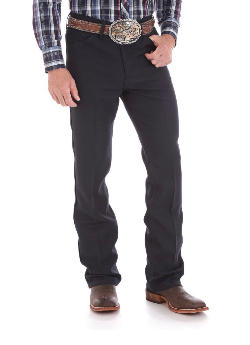 82NV Navy Wrangler Wrancher Polyester Jeans Regular Fit – Rosita’s ...