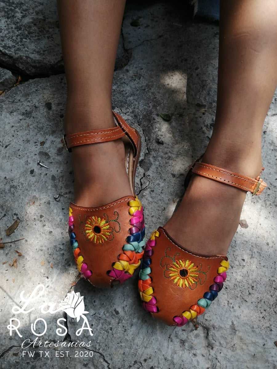 Girls Sunflower Huaraches – Rosita’s Western Wear